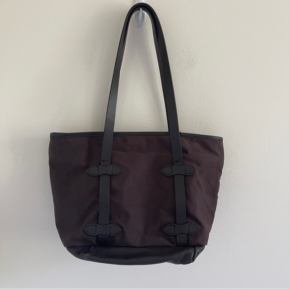 Filson | Bags | Filson Brown Zip Tote Twill And Leather | Poshmark